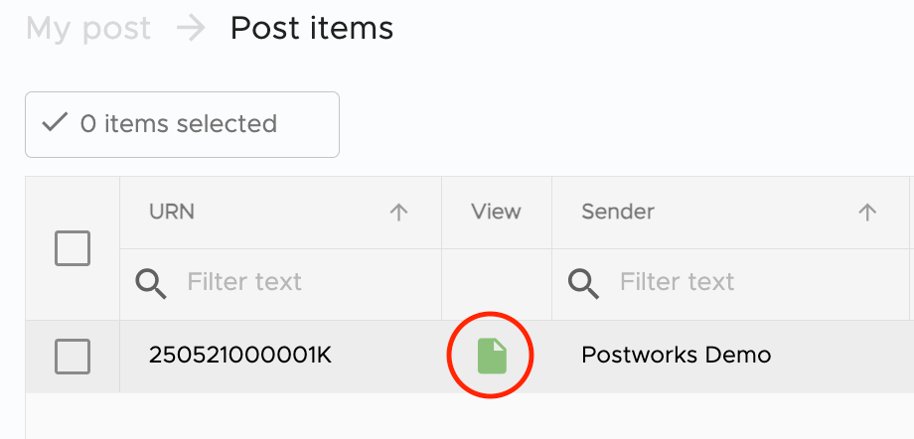 How to send a letter with Postworks portal