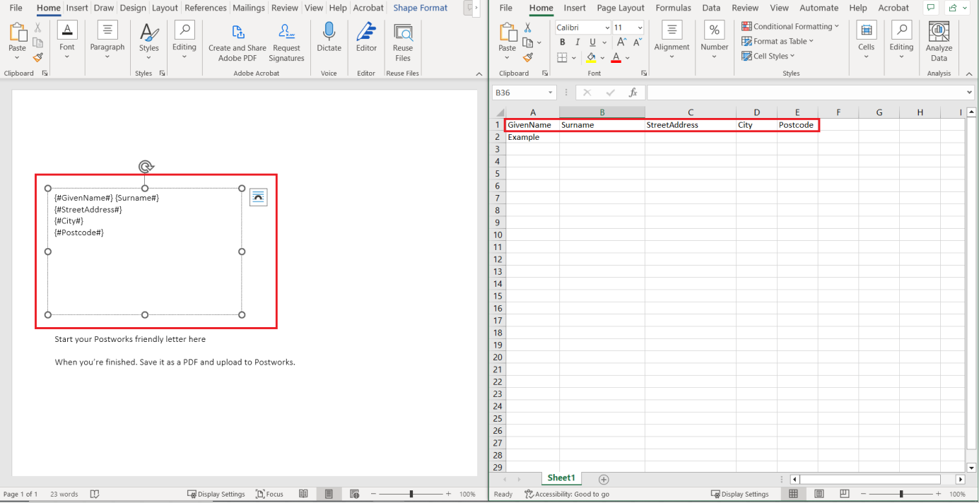 How to use Postworks Merge